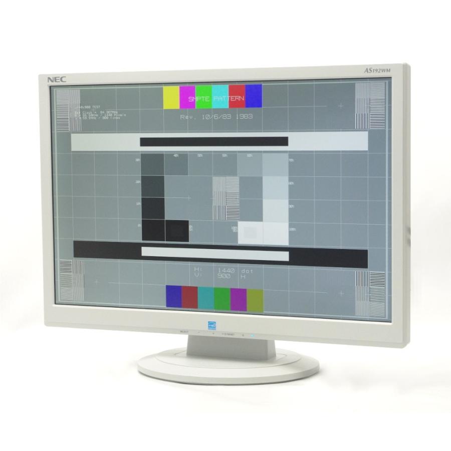 NEC LCD-AS192WM-W2 19インチ 非光沢パネル WXGA+ 1440x900ドット DVI-D/アナログRGB入力 : TCE ...