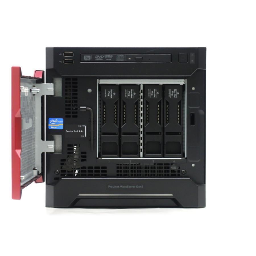 hp ProLiant MicroServer Gen8 Xeon E3-1220L v2 2.3GHz 16GB 3TBx2台(SATA3.5/RAID1) SmartArray B120i ...