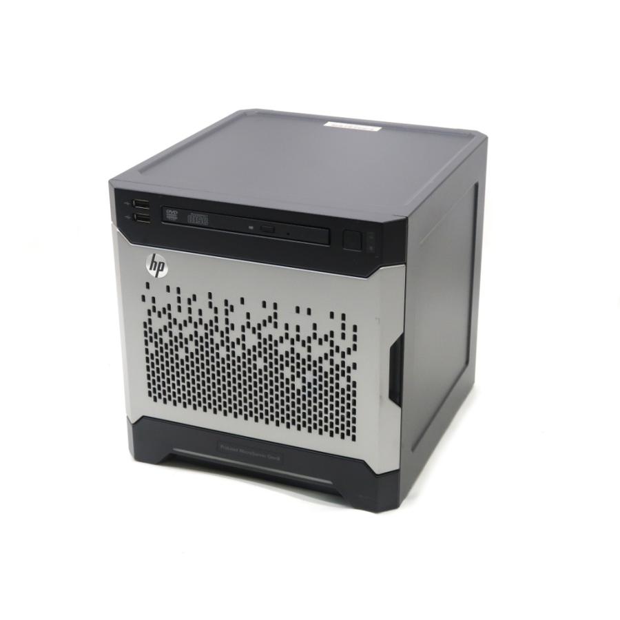 hp ProLiant MicroServer Gen8 Celeron G1610T 2.3GHz 8GB 3TBx2台(SATA3.5インチ/RAID1構成) DVD-ROM ...