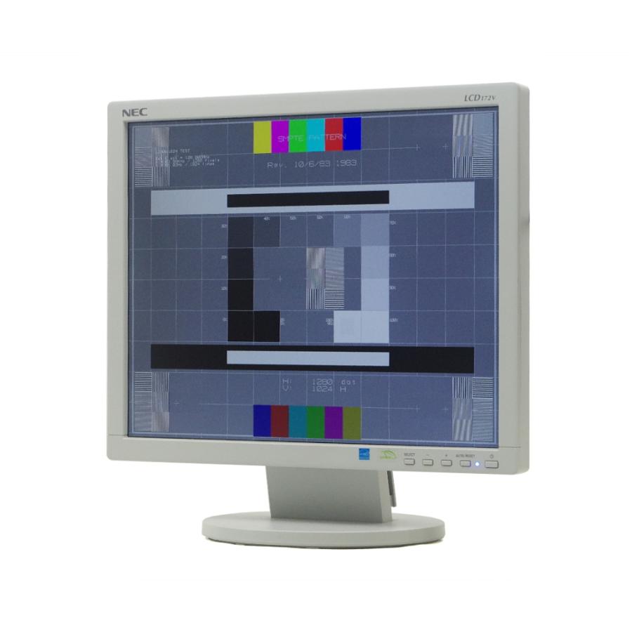 NEC LCD172V 17インチ スクエア 非光沢パネル SXGA 1280x1024ドット アナログRGB入力 : 508205129 ...