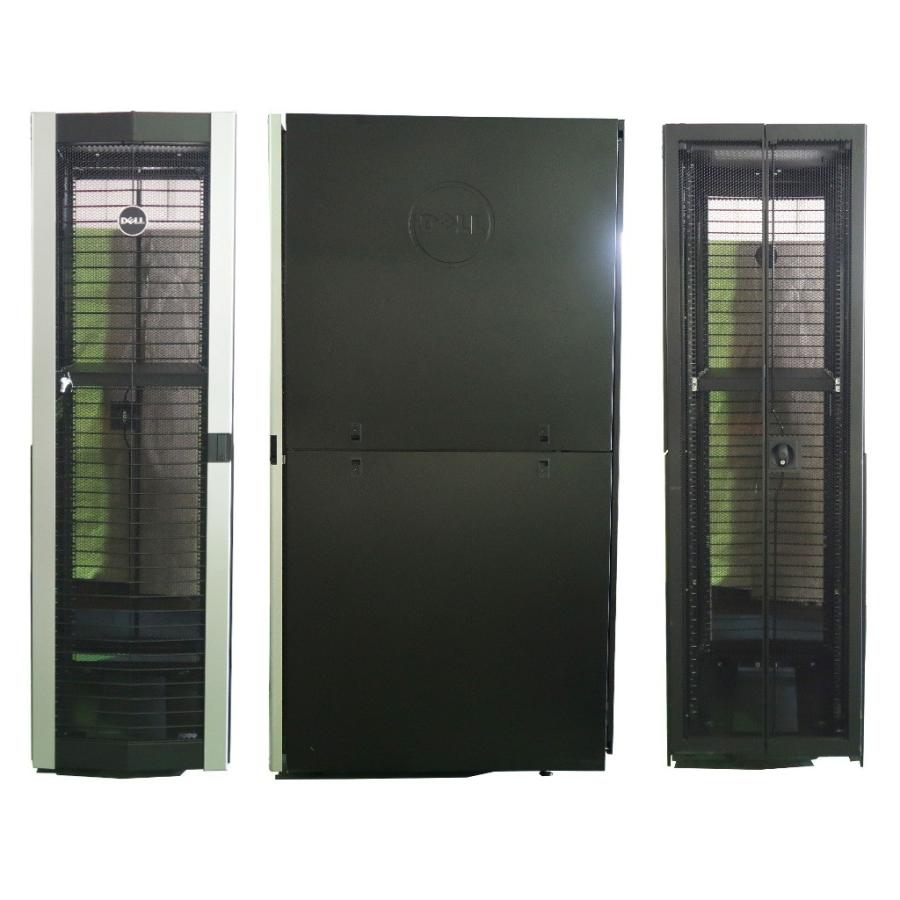 DELL PowerEdge 4220 42U 19inch Server Rack Enclosure 前後ドア サイドパネル天板 ...