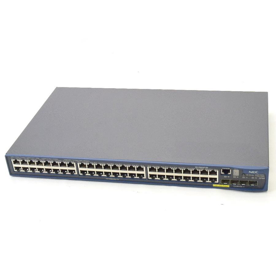 NEC QX-S3652P-BS 100BASE-TX 48ポート 1000BASE-X SFP2ポート L3スイッチ 設定初期化済 : TCEダイレクトYahoo!店 - 通販 ...