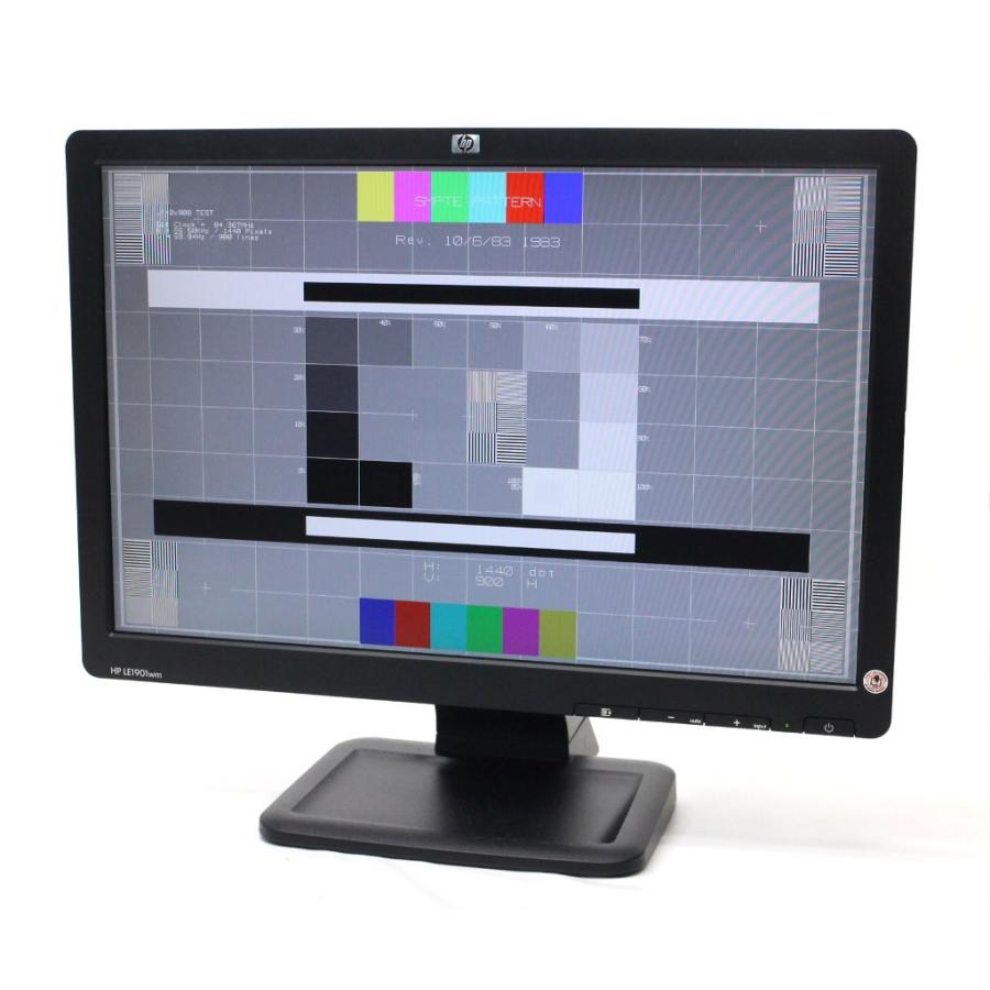 hp LE1901wm 19インチ 非光沢パネル WXGA+ 1440x900ドット DVD-D/アナログRGB入力 2352h 【中古 ...