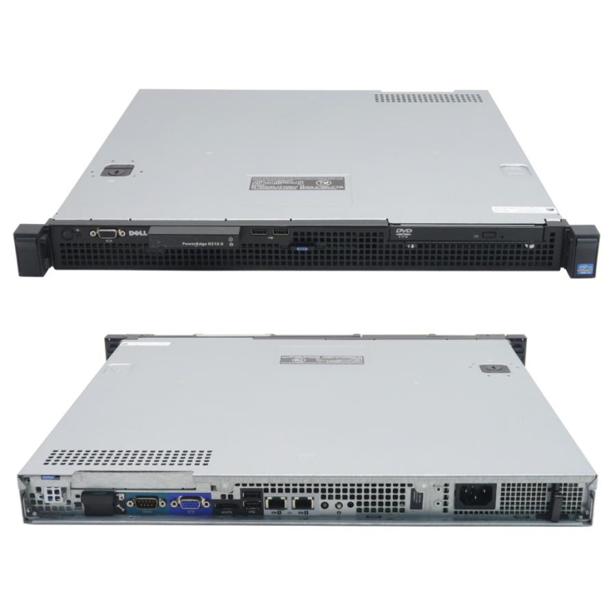 DELL PowerEdge R210 II Core i3-3220 3.3GHz 8GB 450GBx2台(SAS3.5インチ/6Gbps ...