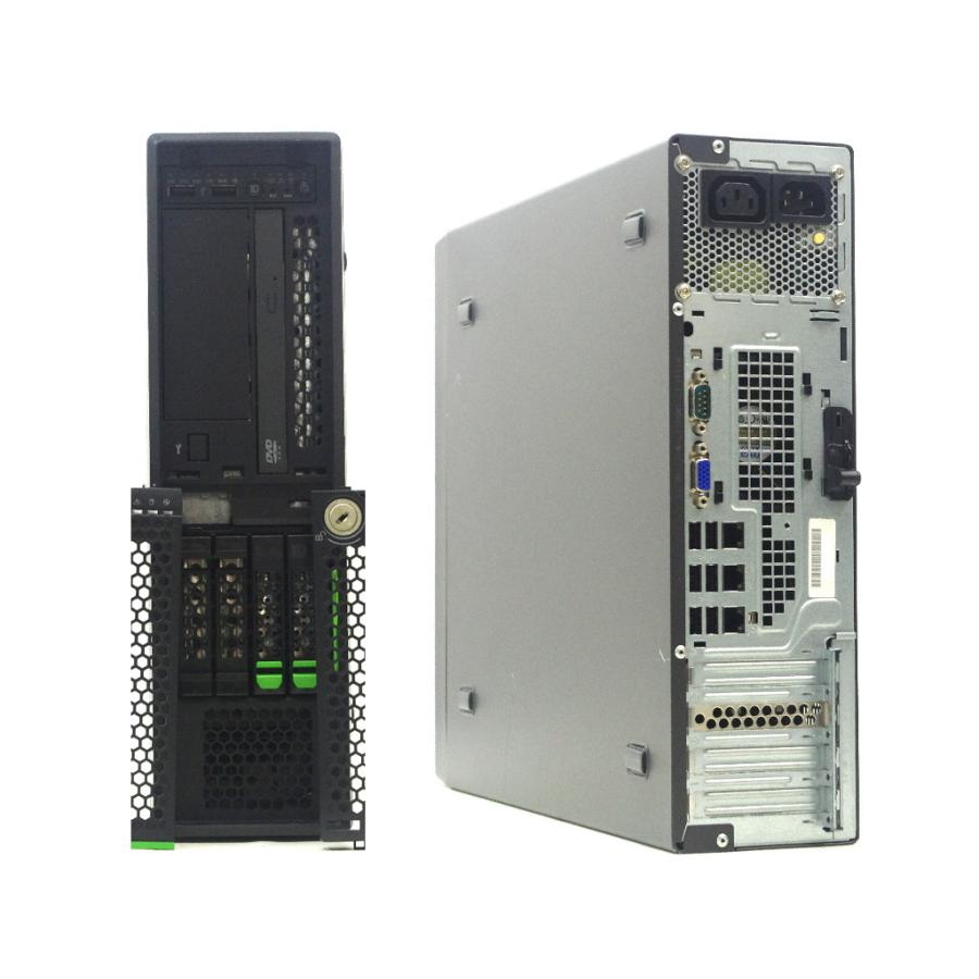 富士通 PRIMERGY TX120 S3 Xeon E3-1220 v2 3.1GHz 8GB 146GBx2台(SAS2.5インチ ...