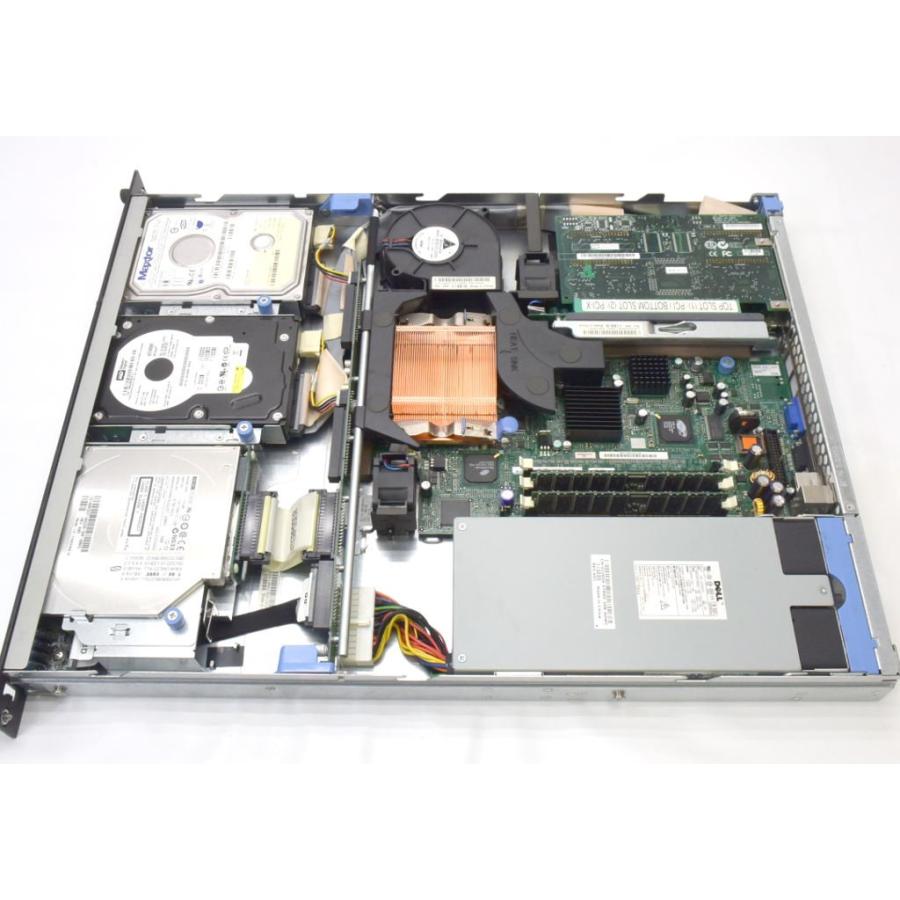 DELL PowerEdge 650 Pentium4 2.4GHz 1GB 160GBx2台(IDE3.5インチ/RAID1構成) CD ...