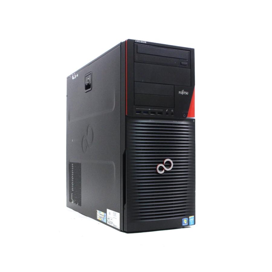 富士通 CELSIUS M730 Xeon E5-1650 v2 3.5GHz 8GB 500GB(HDD) Quadro K600 DVD ...