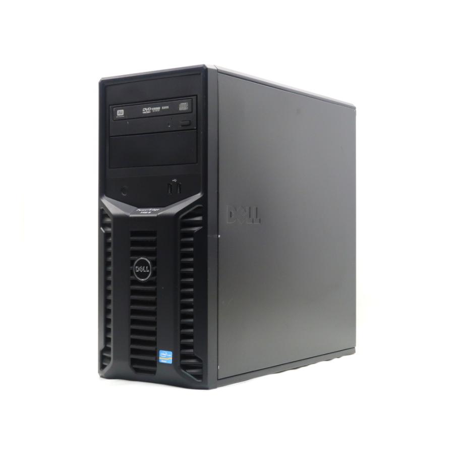 DELL PowerEdge T110 II Xeon E3-1220 v2 3.1GHz 8GB 500GBx3台(SATA3.5インチ/RAID5構成) DVD+-RW PERC S100 ...