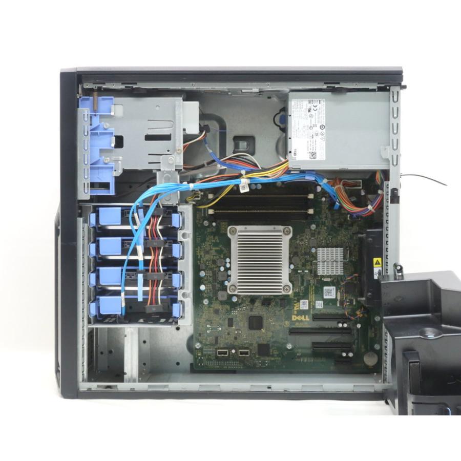 DELL PowerEdge T110 II Xeon E3-1220 v2 3.1GHz 8GB 500GBx3台(SATA3.5インチ/RAID5構成) DVD+-RW PERC S100 ...