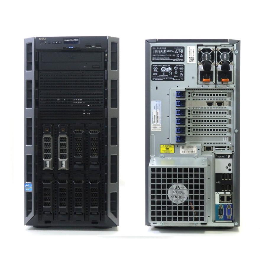 DELL PowerEdge T320 冗長電源 Xeon E5-1410 2.8GHz 16GB 600GBx2台(SAS3.5インチ ...