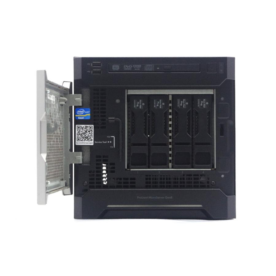 hp ProLiant MicroServer Gen8 Xeon E3-1220L v2 2.3GHz 16GB 3TBx2台(SATA3.5インチ/RAID1構成) DVD+-RW ...