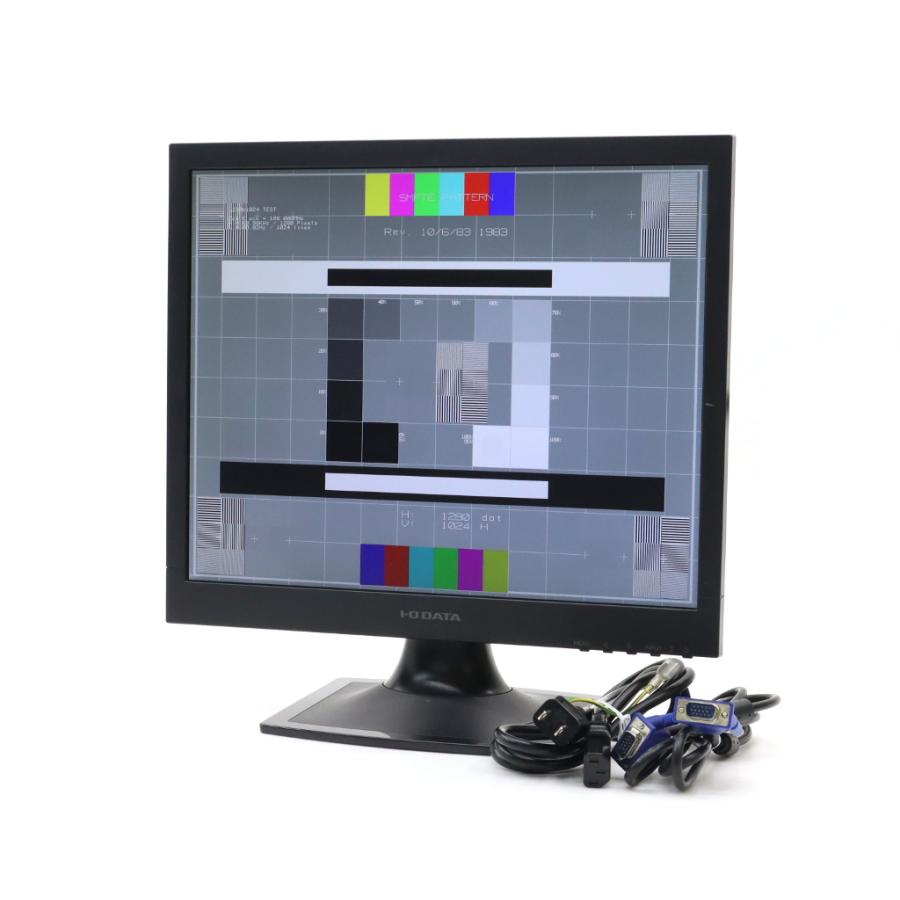 IO DATA LCD-AD173SESB 17インチスクエア非光沢パネル SXGA 1280x1024ドット DVI-D/アナログRGB入力 ...