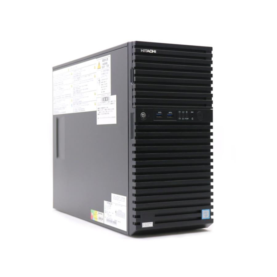 HITACHI HA8000/TS10 AN1 Xeon E3-1270 v6 3.80GHz 8GB 300GBx3台(SAS2.5インチ/12Gbps/RAID5構成) DVD-ROM ...