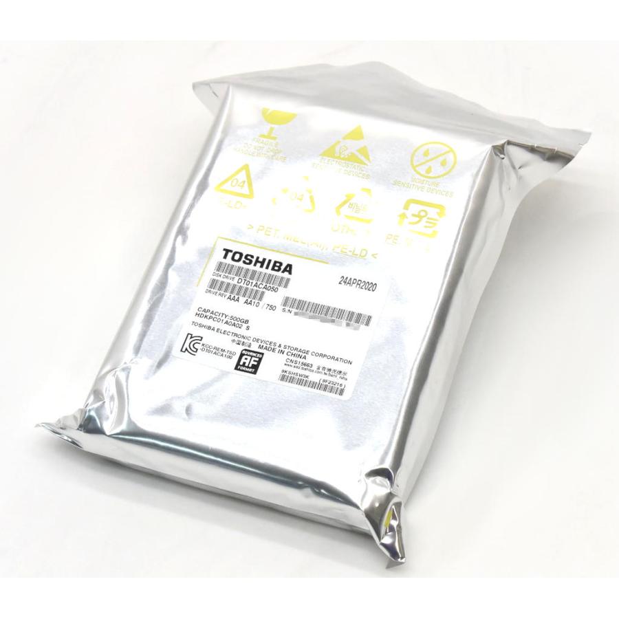 【未使用品】東芝 DT01ACA050 TOSHIBA バルク 3.5インチ 500GB HDD CMR方式 SATA 6Gb/s ...