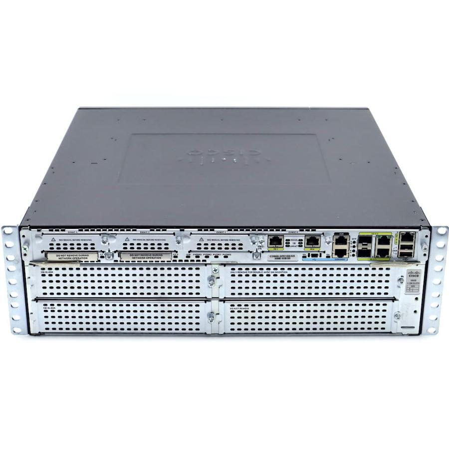 Cisco CISCO3925-CHASSIS V02 2ポート100MBASE-T増設(HWIC-2FE) DRAM1024MB ...