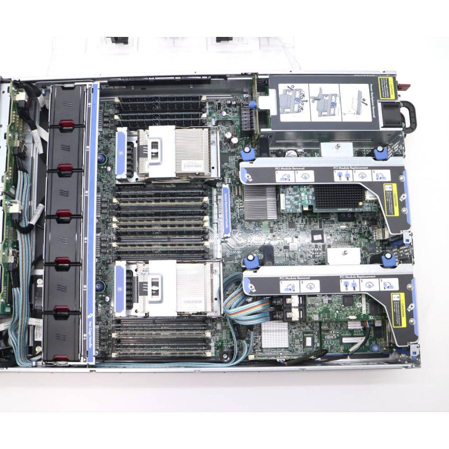 hp ProLiant DL380p Gen8 Xeon E5-2690 2.9GHz(16スレッドCPU2基) メモリ128GB AC*2 ...