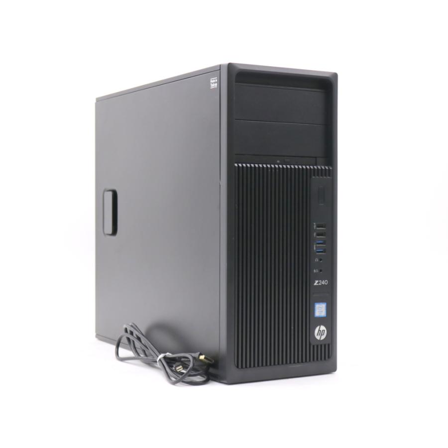 デスクトップ hp Z240 Tower Xeon E3-1225 v6 3.3GHz 16GB 512GB(Z Turbo Drive G2 ...