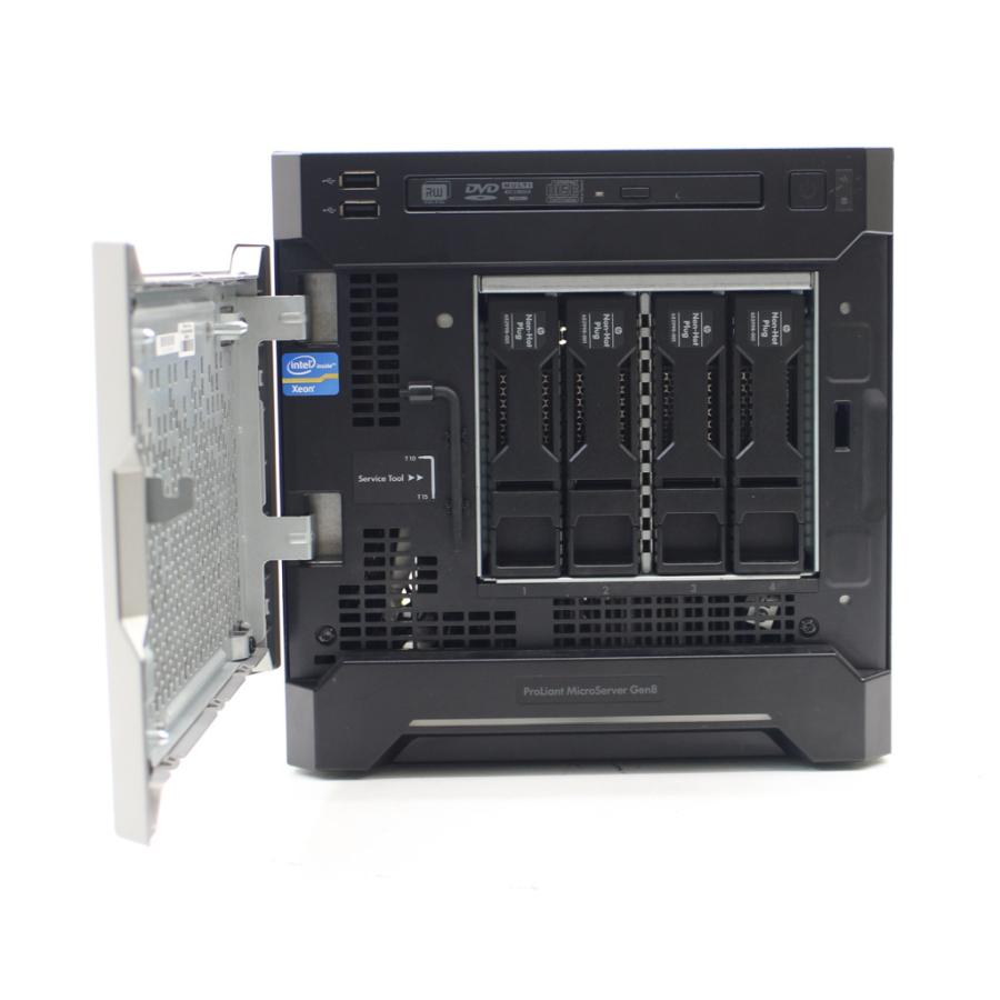 【JUNK】hp ProLiant MicroServer Gen8 Xeon E3-1220L v2 2.3GHz 8GB 500GBx2台 ...