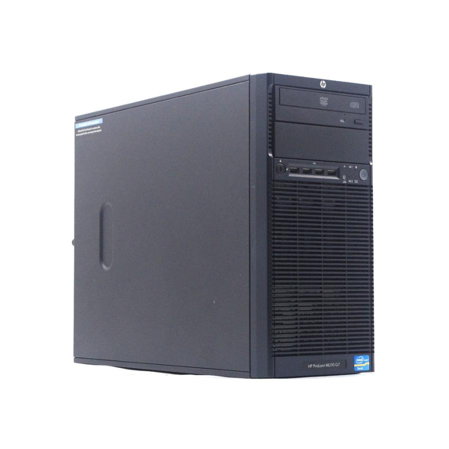 hp ProLiant ML110 G7 Xeon E3-1220 3.1GHz 8GB 600GBx3台(SAS3.5インチ/6Gbps/RAID5構成) DVD-ROM Smart ...