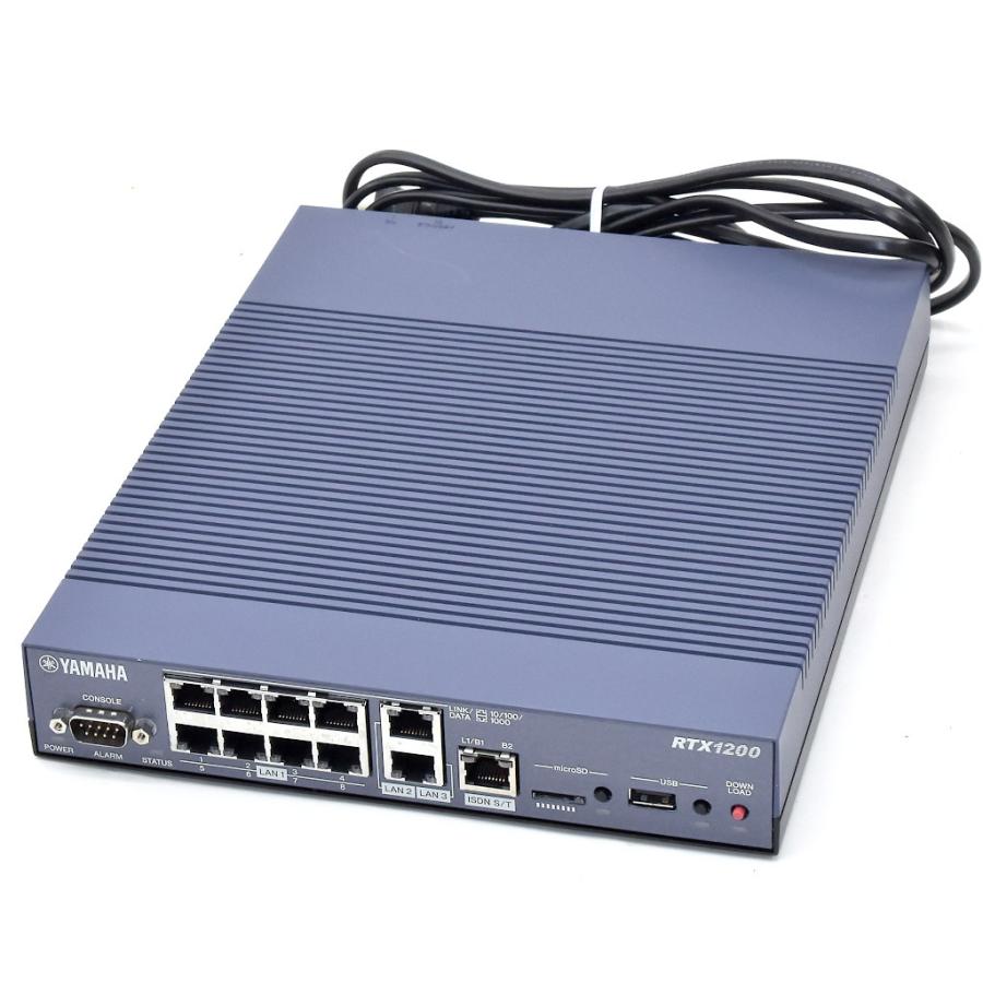 YAMAHA RTX1200 3系統10ポート1000BASE-T搭載VPNルーター Rev.10.01.78 ファームウェアアップデート済 設定初期化済 : TCEダイレクトYahoo!店 ...