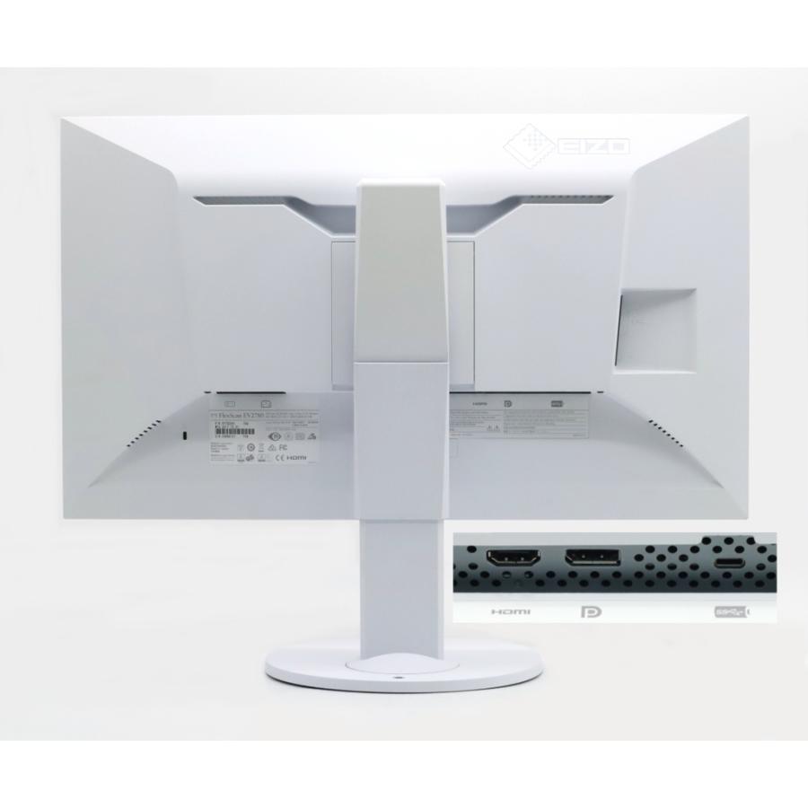 モニター EIZO FlexScan EV2780 27インチ非光沢IPSパネル WQHD 2560x1440ドット HDMI ...