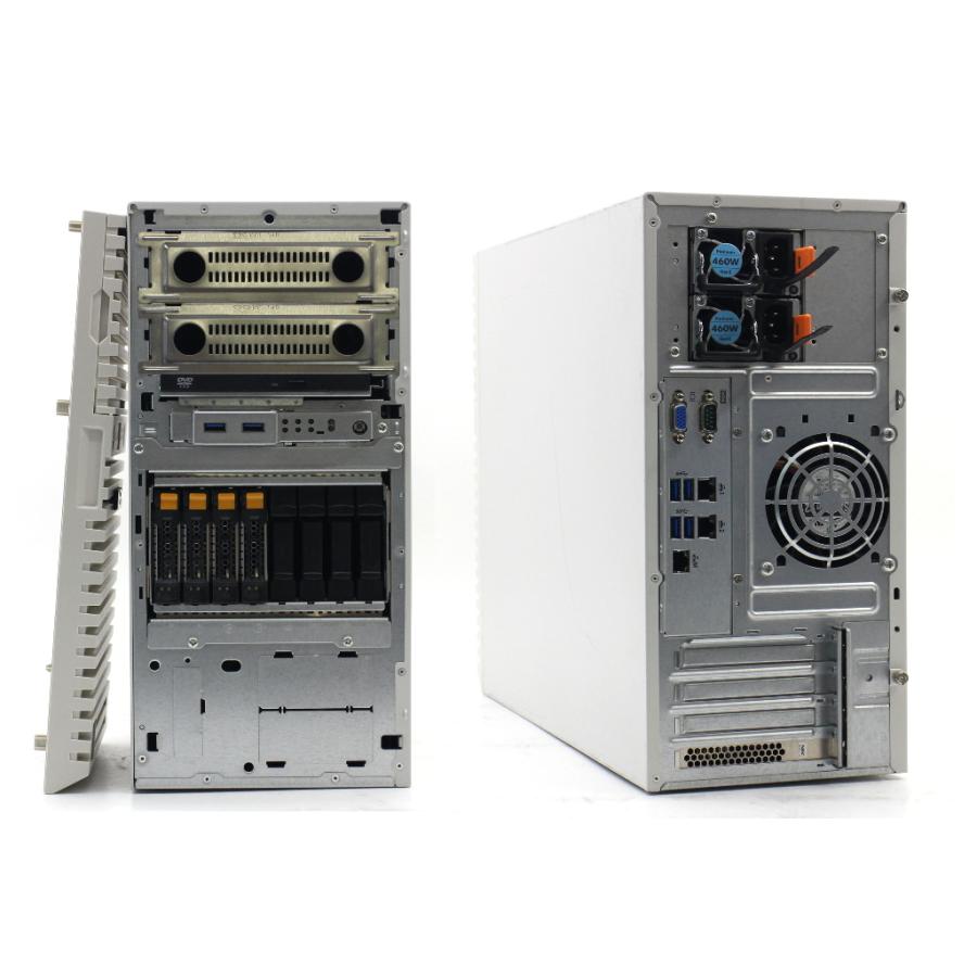NEC Express5800/T110h Xeon E3-1220 v5 3GHz 4GB 600GBx2台(SAS 2.5インチ ...
