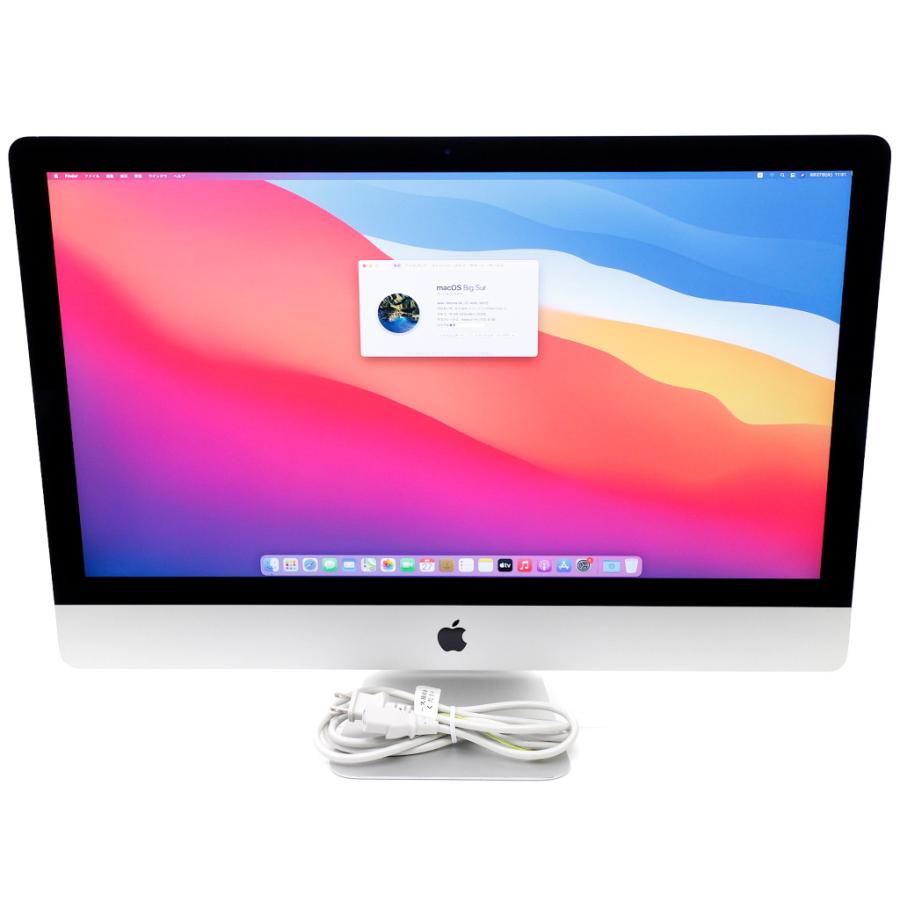 Apple iMac Retina 5K 27インチ 2017 Core i5-7600 3.5GHz 16GB 3TB(HDD) 128GB ...