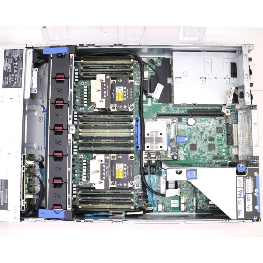 NEC Express5800/R120h-2M Xeon Gold 6152 2.1GHz(44スレッドCPUx2基) メモリ256GB 450GBx4台(SAS2.5/12Gbps ...