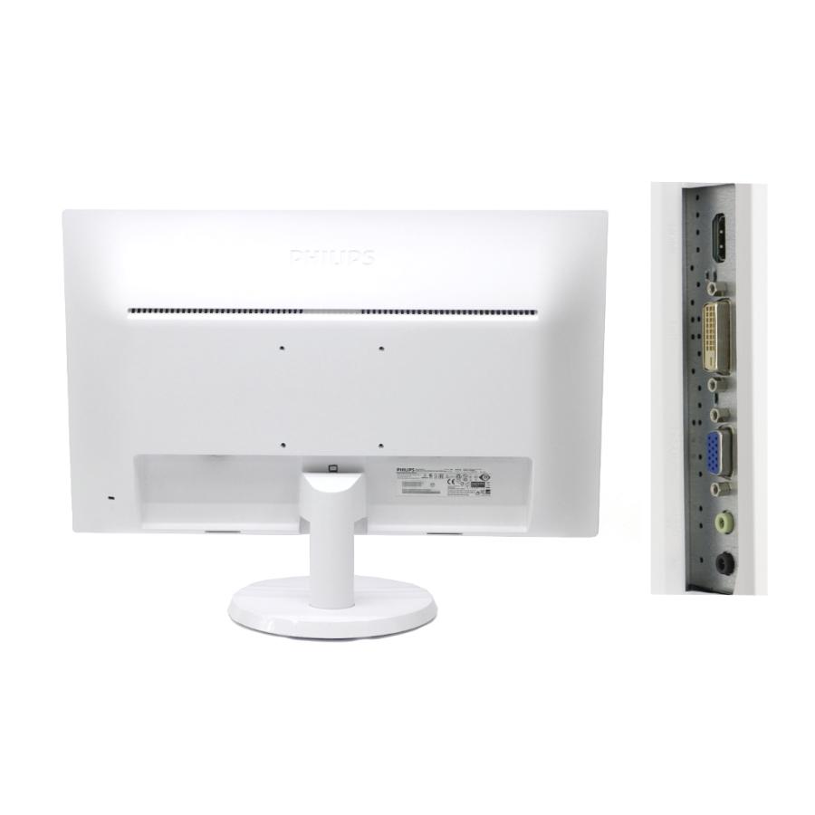 モニター PHILIPS 243V5Q 23.6インチ非光沢MVAパネル フルHD 1920x1080ドット HDMI/DVI-D/アナログ ...