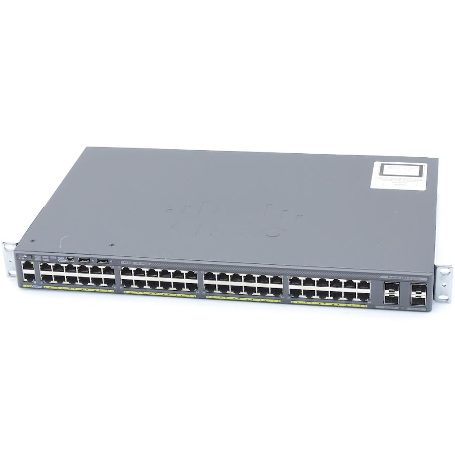 Cisco Catalyst WS-C2960X-48TS-L V03 48ポート1000BASE-T 4ポートSFPスロット搭載 ...