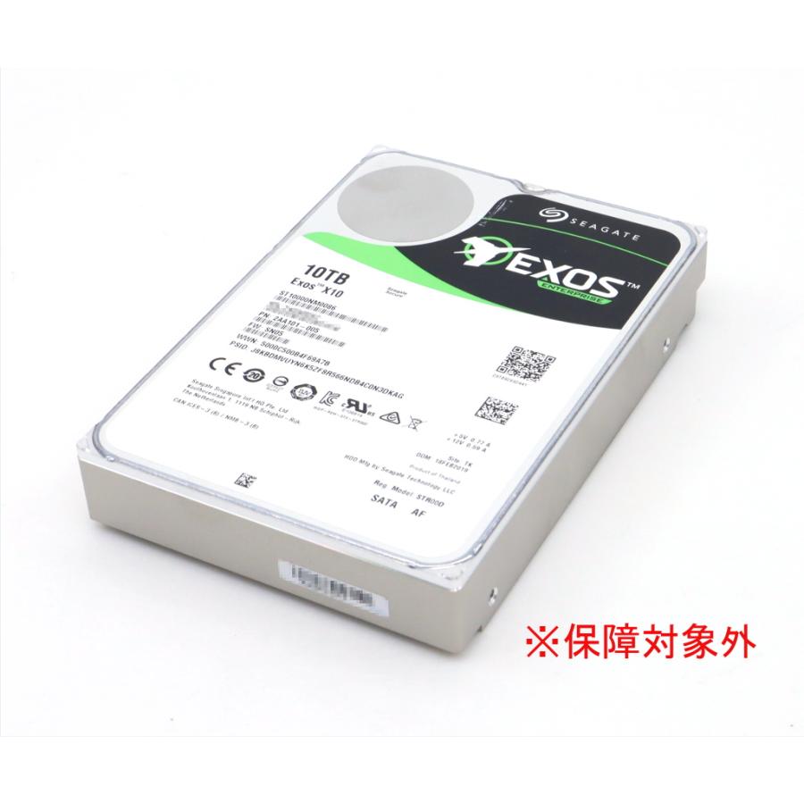 SEAGATE Exos X10 ST10000NM0086 10TB/3.5インチ/エンタープライズ用SATA HDD Crystal ...