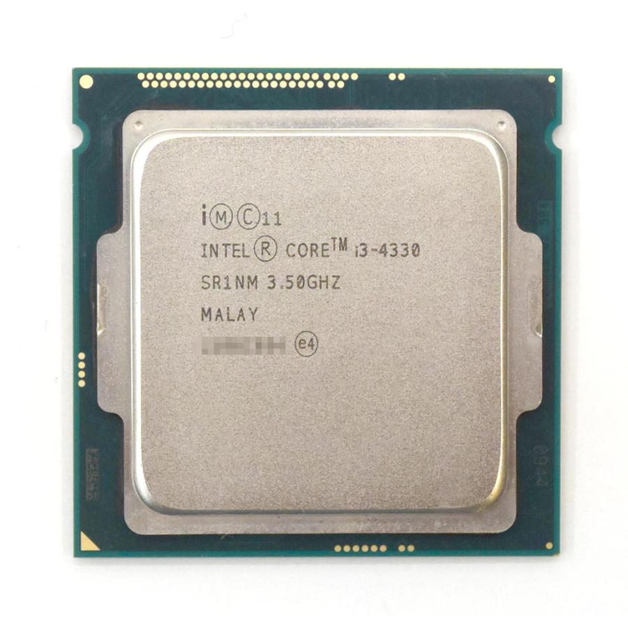 intel Core i3-4330 3.5GHz 2コア 4スレッド FCLGA1150 SR1NM MALAY 54W : TCE ...