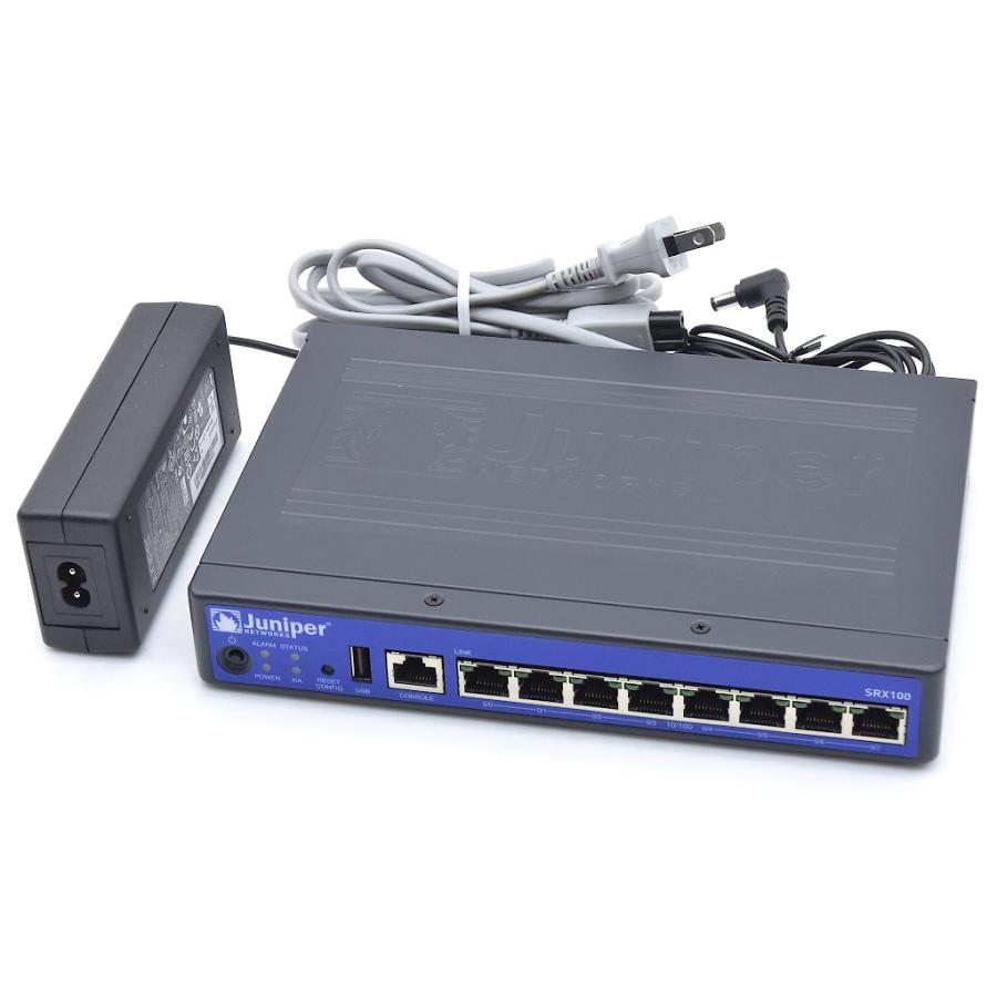 Juniper SRX100H2 メモリ2GBモデル JUNOS 12.1X44-D35.5 インストールライセンス dynamic-vpn ...