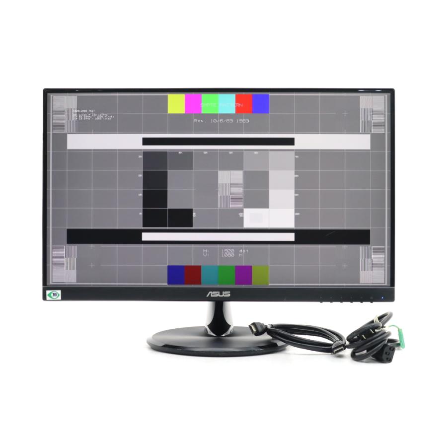 モニター 【並品】ASUS VP229HE 21.5インチ非光沢IPSパネル フルHD 1920x1080ドット HDMI/アナログRGB入力 ...