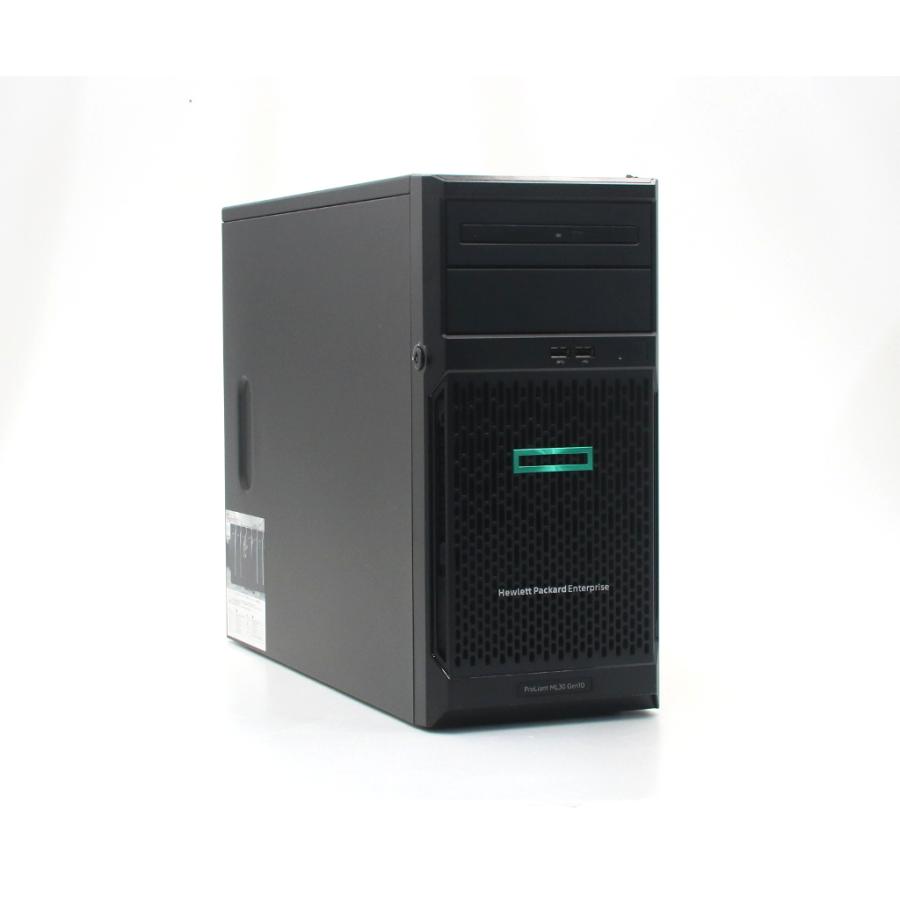 hp ProLiant ML30 Gen10 Xeon E-2124 3.3GHz 16GB 600GBx2台(SAS2.5インチ ...