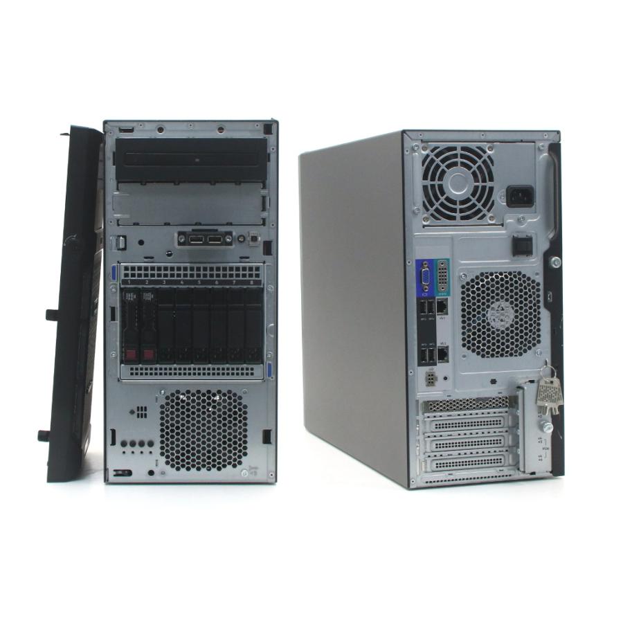 hp ProLiant ML30 Gen10 Xeon E-2124 3.3GHz 16GB 600GBx2台(SAS2.5インチ ...