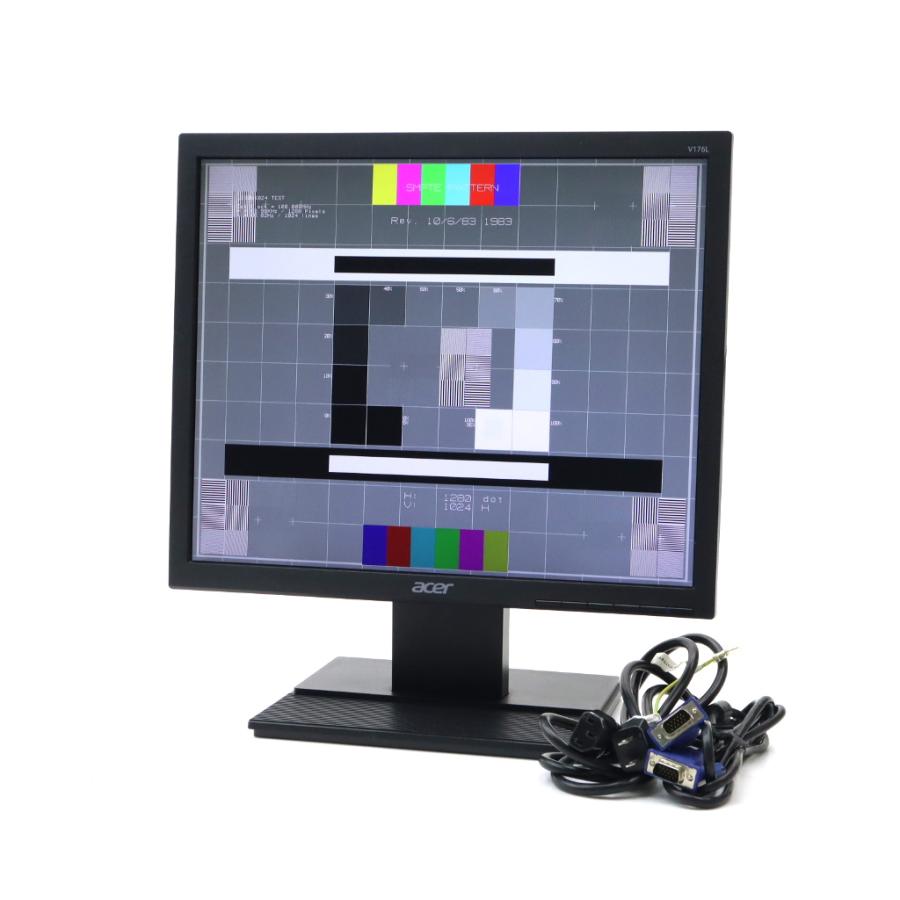 acer V176L 17インチスクエア非光沢パネル SXGA 1280x1024ドット アナログRGB入力 : TCEダイレクトYahoo ...