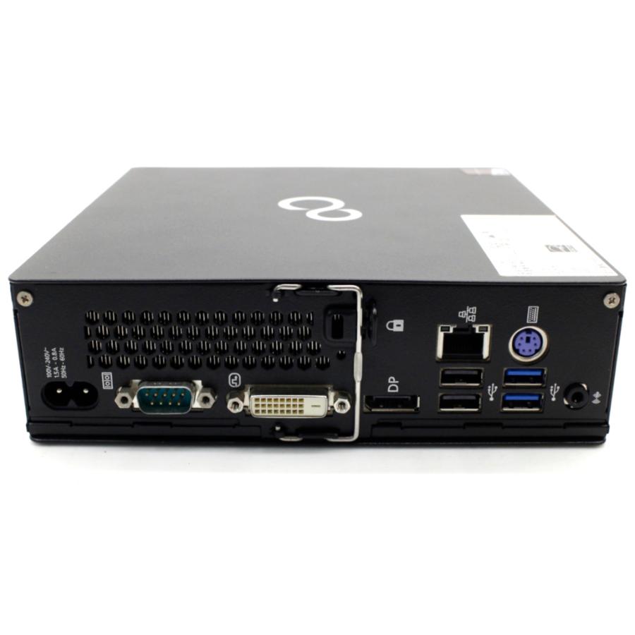 デスクトップパソコン 富士通 ESPRIMO Q556/P Celeron G3900T 2.6GHz 4GB 250GB(SSD) DisplayPort/DVI-D出力 Windows10 ...