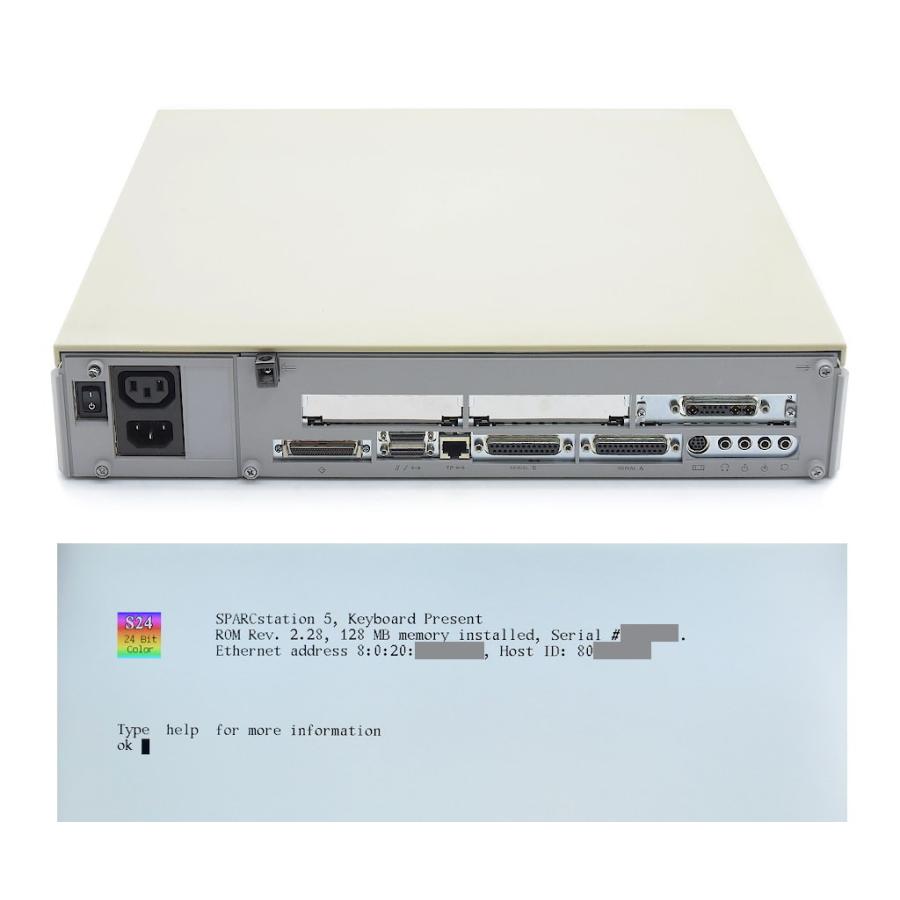 Sun SPARCstation 5 SS5 TurboSPARC 170MHz 128MB 4.3GB S24 (501-2337) CD ...