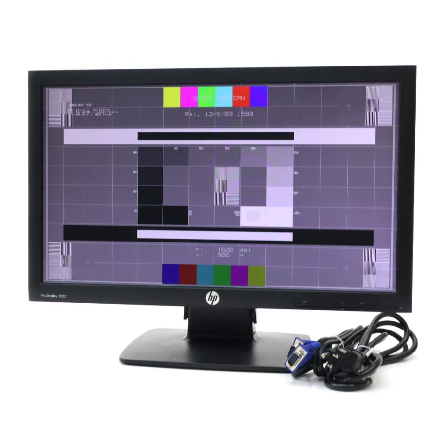【JUNK】hp ProDisplay P202 Monitor 20インチ非光沢パネル HD+ 1600x900ドット ...