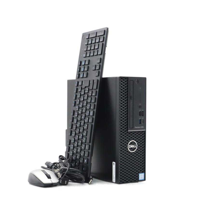 デスクトップ DELL Precision 3430 SFF Core i7-8700 3.2GHz 32GB 256GB(NVMe SSD)+2TB(HDD) Quadro P620 ...