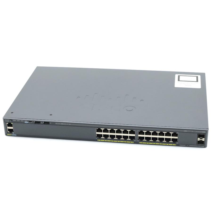 Cisco Catalyst WS-C2960X-24TS-LL V03 24ポート1000BASE-T 2ポートSFPスロット搭載 ...