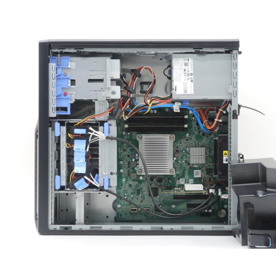 DELL PowerEdge T110 II 2.5インチモデル Xeon E3-1220 3.1GHz 8GB 146GBx4台(SAS2 ...