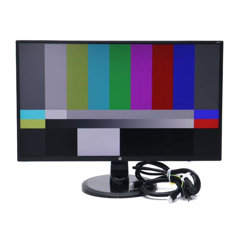 モニター hp N246v 23.8インチ非光沢IPSパネル フルHD 1920x1080ドット HDMI/DVI-D/アナログRGB入力 ...