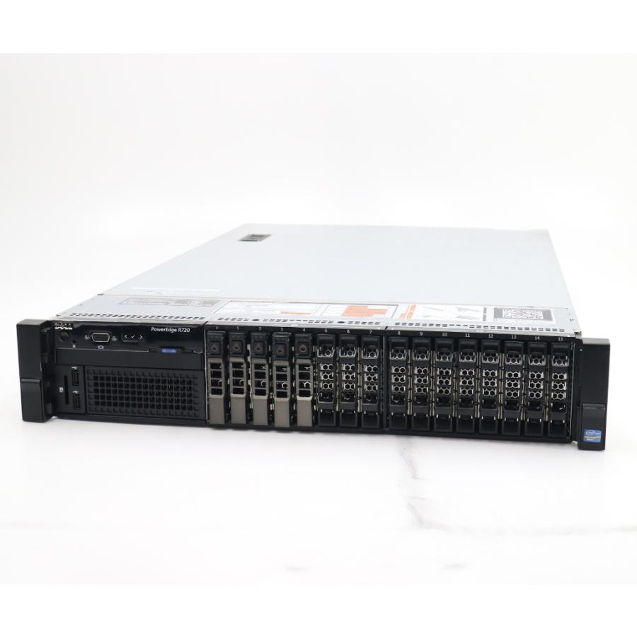 DELL PowerEdge R720 Xeon E5-2650 v2 2.6GHz*2 64GB 900GBx5台(SAS2.5インチ ...