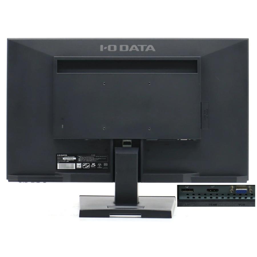 モニター IO DATA LCD-DF241EDB-F 23.8インチ非光沢ADSパネル フルHD 1920x1080ドット HDMI/DisplayPort/アナログRGB入力 中央左に ...