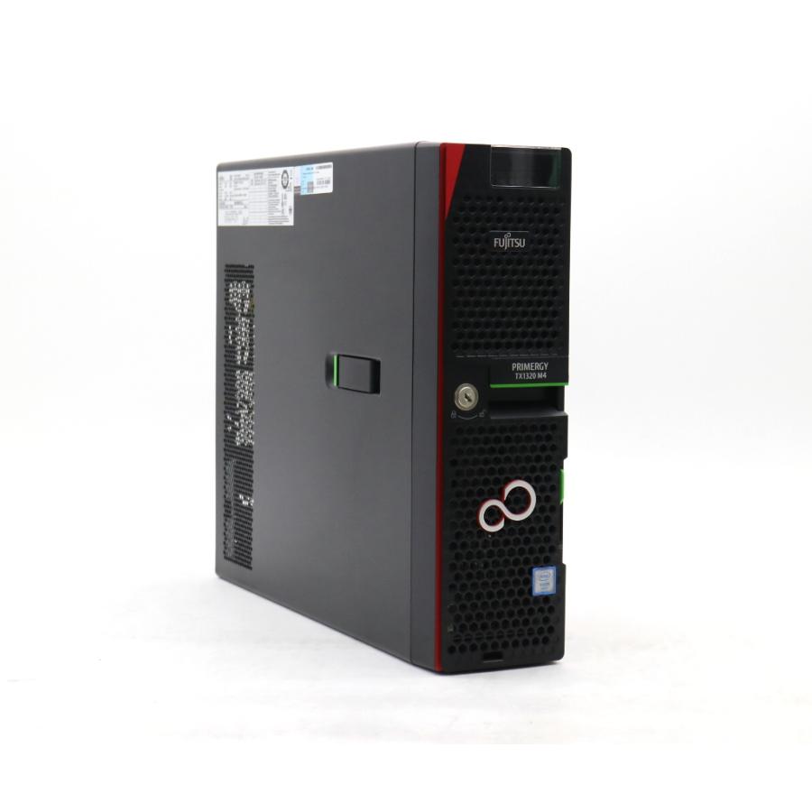 富士通 PRIMERGY TX1320 M4 Xeon E-2124 3.3GHz 8GB 600GBx2台(SAS2.5インチ/12Gbps ...
