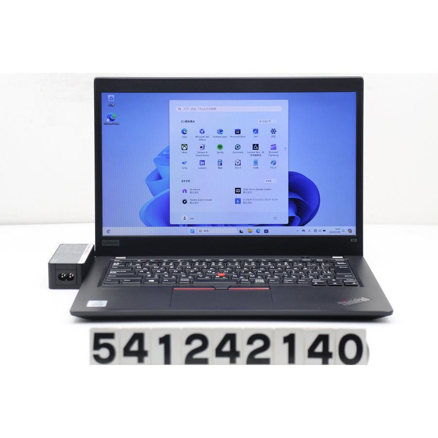 ノートパソコン Lenovo ThinkPad X13 Gen1 Core i5 10210U 1.6GHz/8GB/256GB(SSD)/13.3W/FWXGA(1366x768 ...