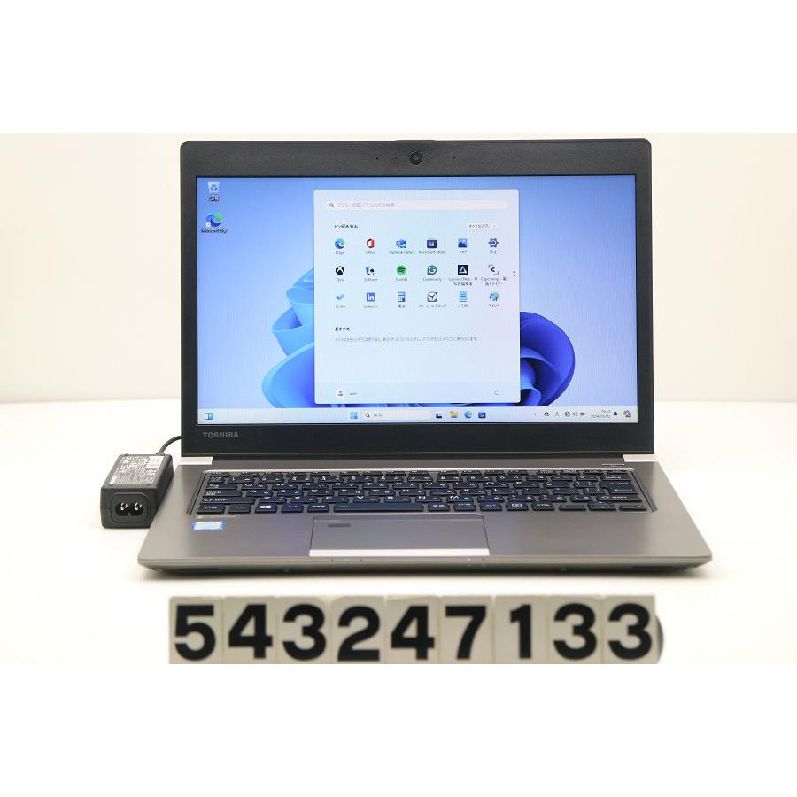 ノートパソコン 東芝 dynabook R63/DN Core i5 8250U 1.6GHz/8GB/256GB(SSD)/13.3W/FWXGA(1366x768)/Win11 : TCE ...