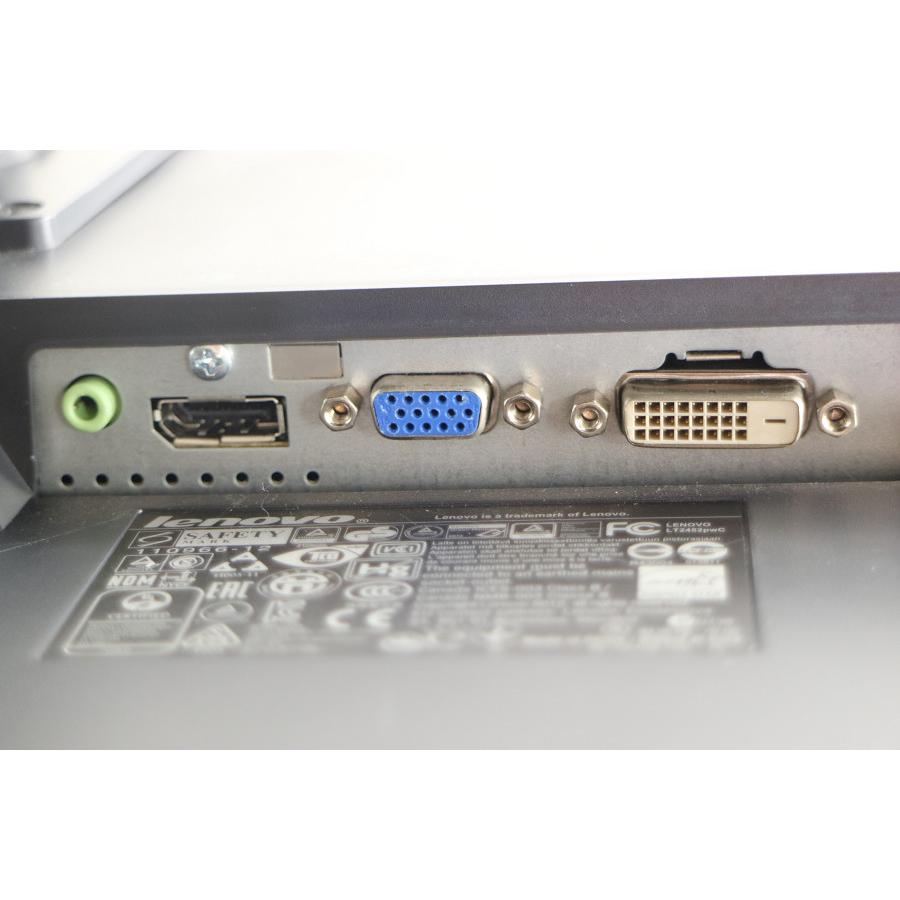 Lenovo ThinkVision LT2452p Wide 24インチワイド WUXGA(1920x1200)液晶モニター D-Sub×1 ...